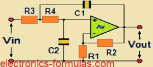 Understanding Active Low Pass Filter Circuit with Calculations – Electronics Calculations