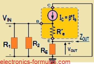 Understanding BJT Common Collector Amplifier Circuit with Formulas ...